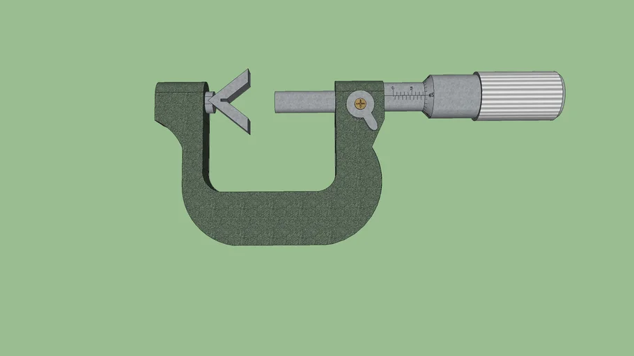 V-Anvil Micrometer | 3D Warehouse