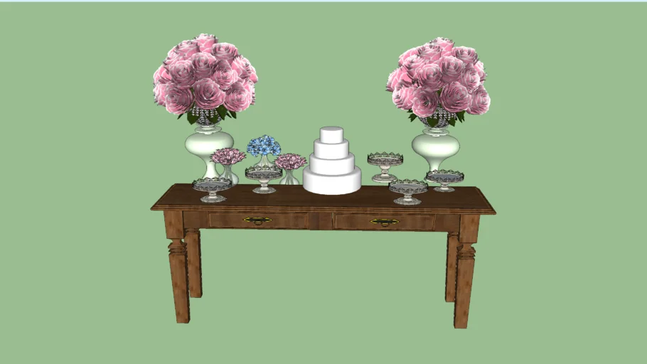 Mesa de Festa | 3D Warehouse