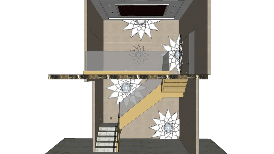 DOUBLE HEIGHT STAIRS | 3D Warehouse