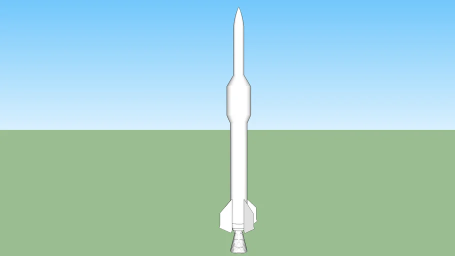 Rocket with payload | 3D Warehouse