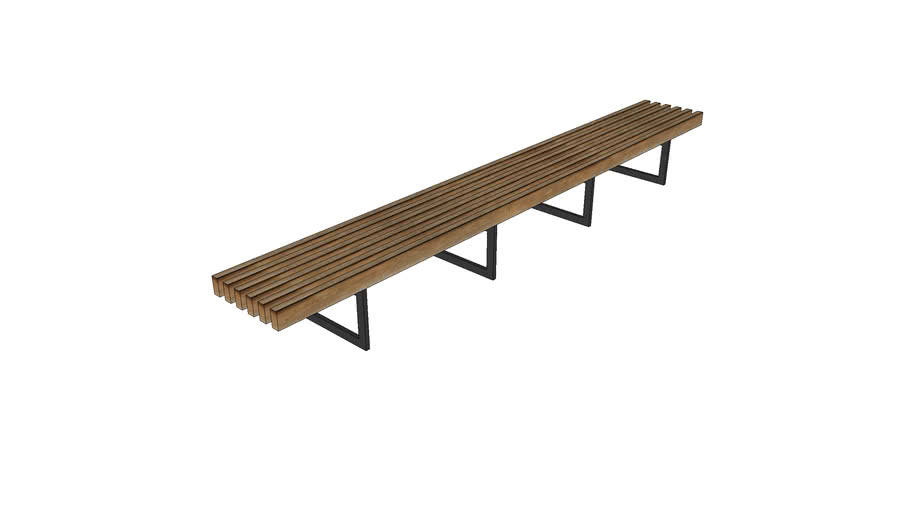 Wood Bench 02 | 3D Warehouse