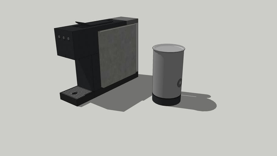 EXPRESSI Coffee Capsule Machine and Milk Frother | 3D Warehouse