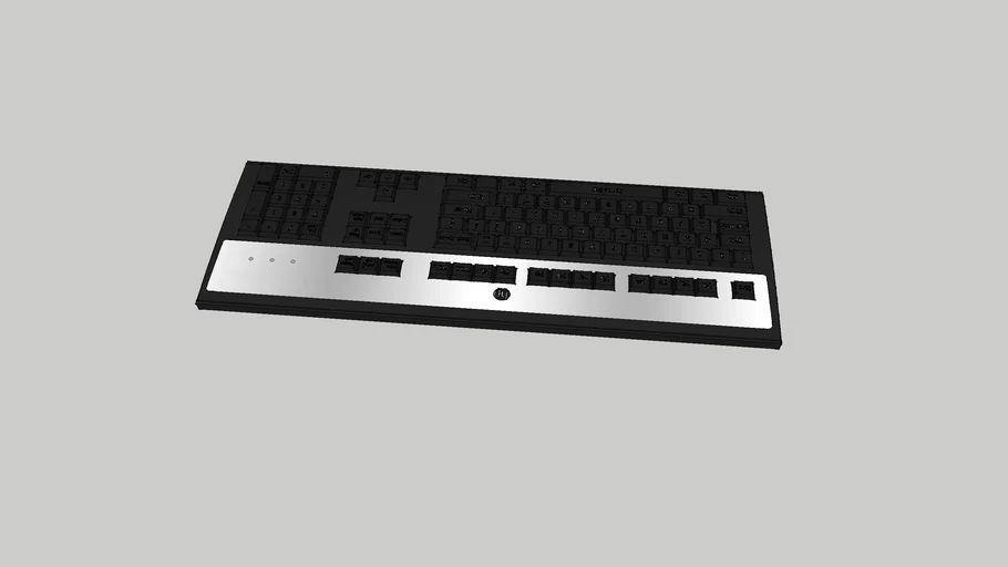 HP keyboard (Model No.: KB-0316) | 3D Warehouse