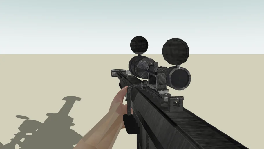 barrett for unity3d Fps project | 3D Warehouse