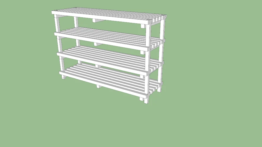 Shoe Rack | 3D Warehouse