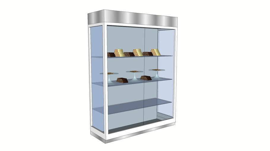 Basic display cabinet | 3D Warehouse