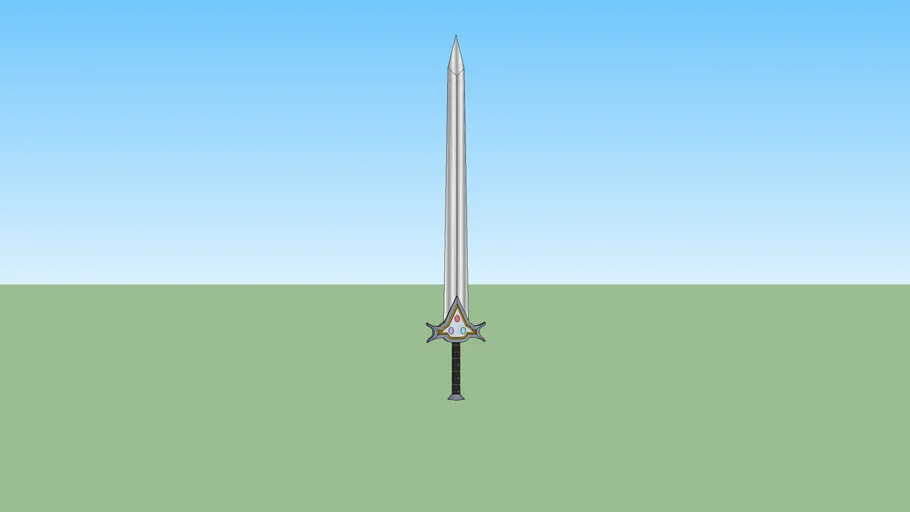 Espada estilizada | 3D Warehouse