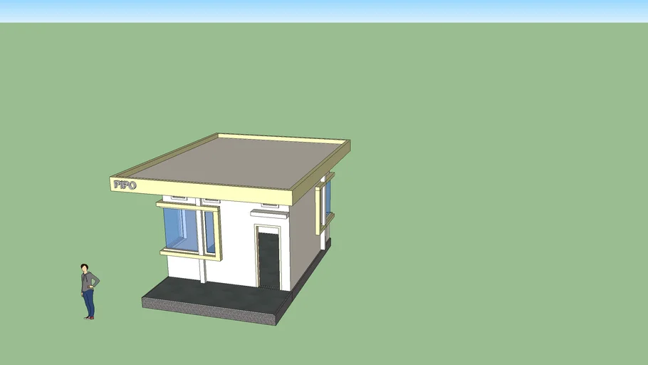 POS PEMANTAU DINAS PERHUBUNGAN | 3D Warehouse