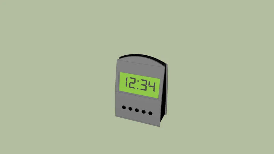 Digital clock | 3D Warehouse
