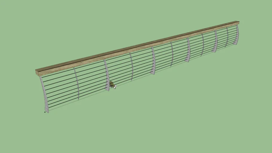 Cable handrail | 3D Warehouse