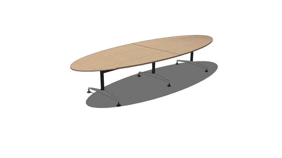 PARS MO-08 (Ski) Meeting Table | 3D Warehouse