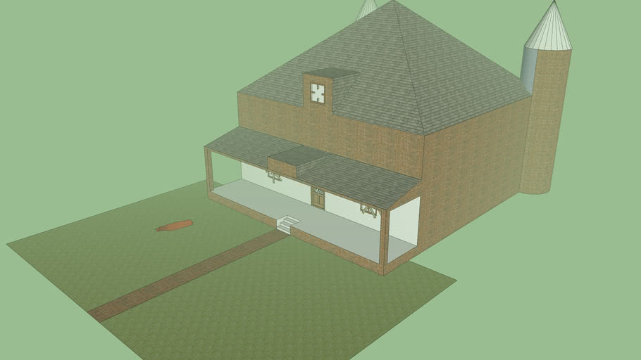 haunted house with fog | 3D Warehouse