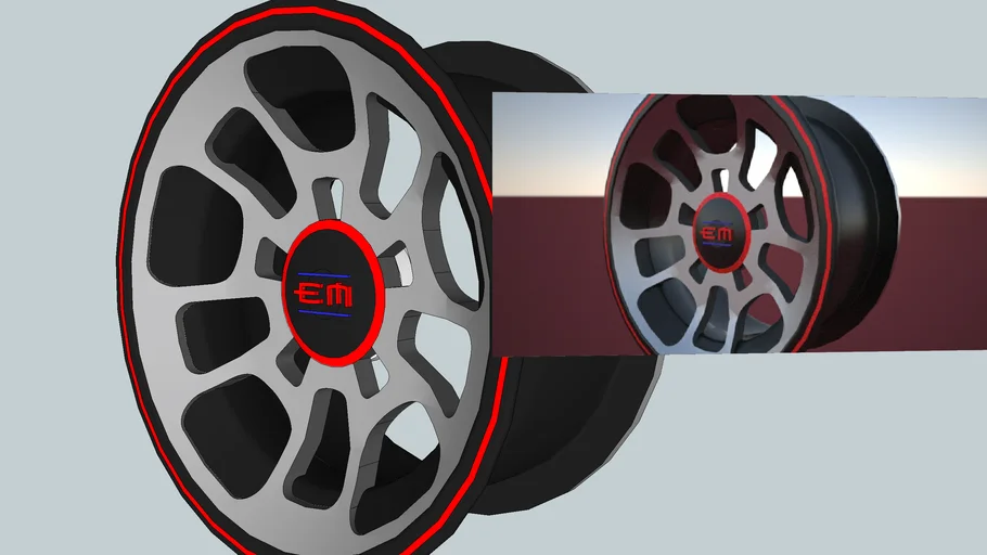 wheel based in fiat 500 maxwell texturized | 3D Warehouse