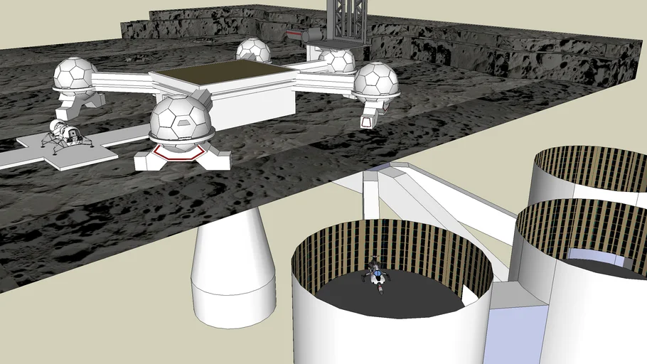 SHADO MOON BASE | 3D Warehouse