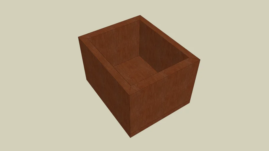 Wooden Box Construction (9JB) | 3D Warehouse