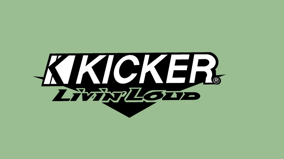 Kicker Livin' Loud Logo | 3D Warehouse