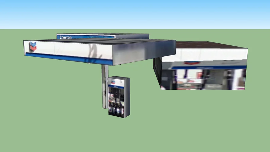 Chevron, HB, CA, USA | 3D Warehouse