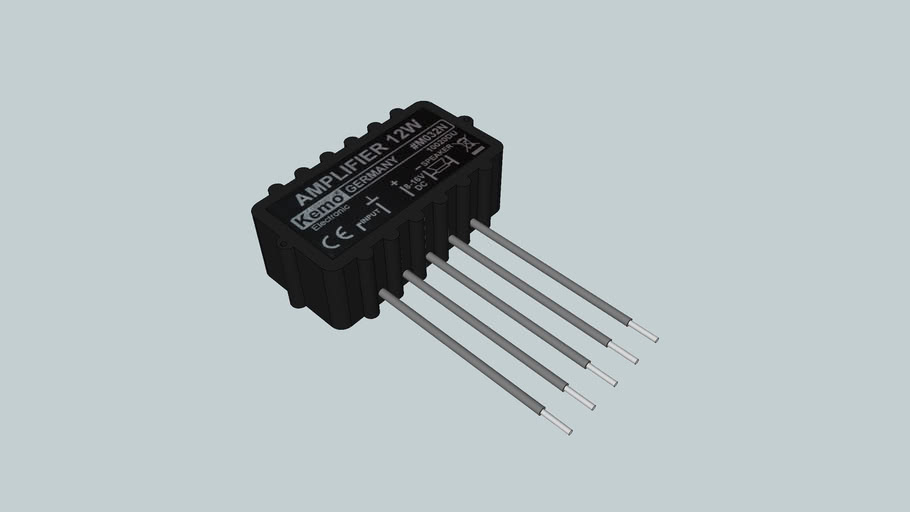 Kemo Electronic M032N 12W Mono Amplifier Module | 3D Warehouse