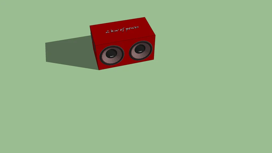 Subwoofer Alpine | 3D Warehouse