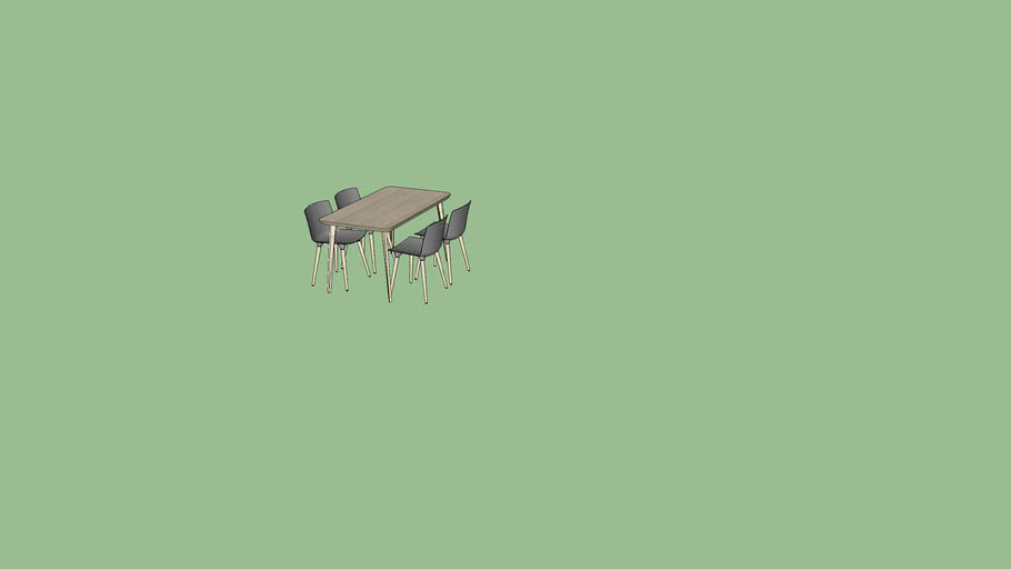 mesa de comedor 4 | 3D Warehouse