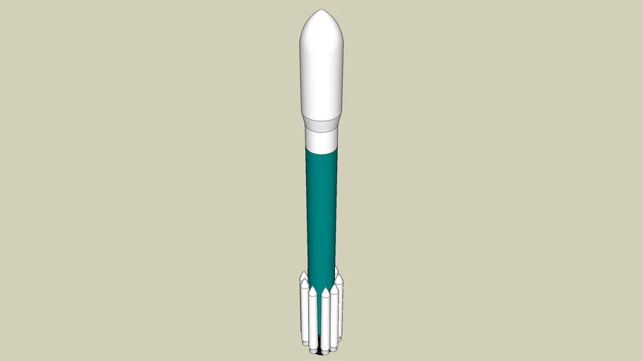 Boeing Delta II Rocket (UPDATED) | 3D Warehouse