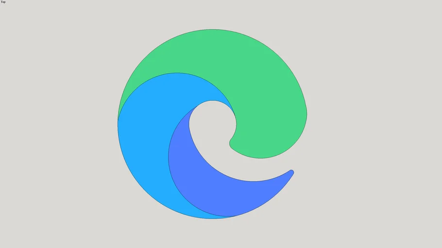 Edge Browser Logo | 3D Warehouse