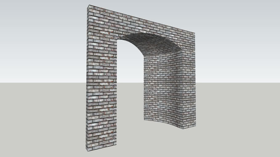 Stone Archway Curved | 3D Warehouse
