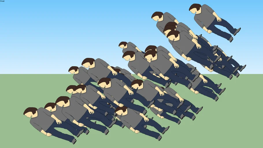 Lots Of 2D People | 3D Warehouse