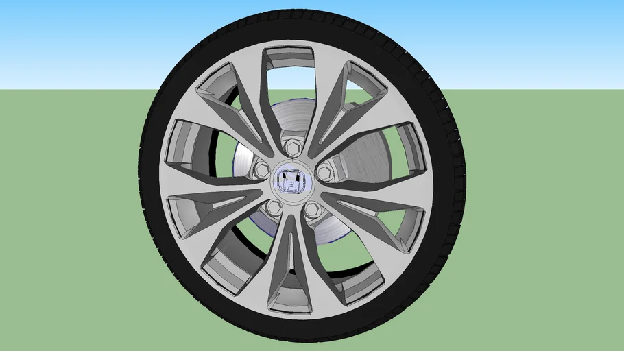Honda Wheel | 3D Warehouse