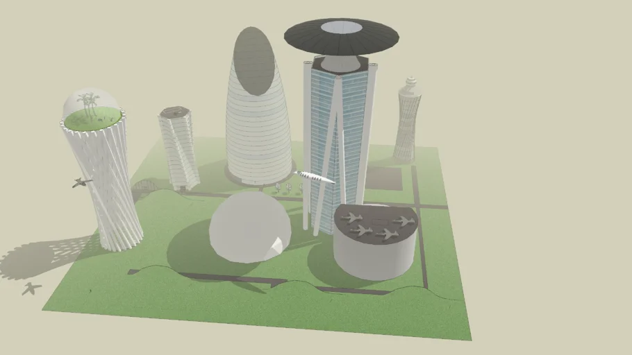 future city (finished?) | 3D Warehouse