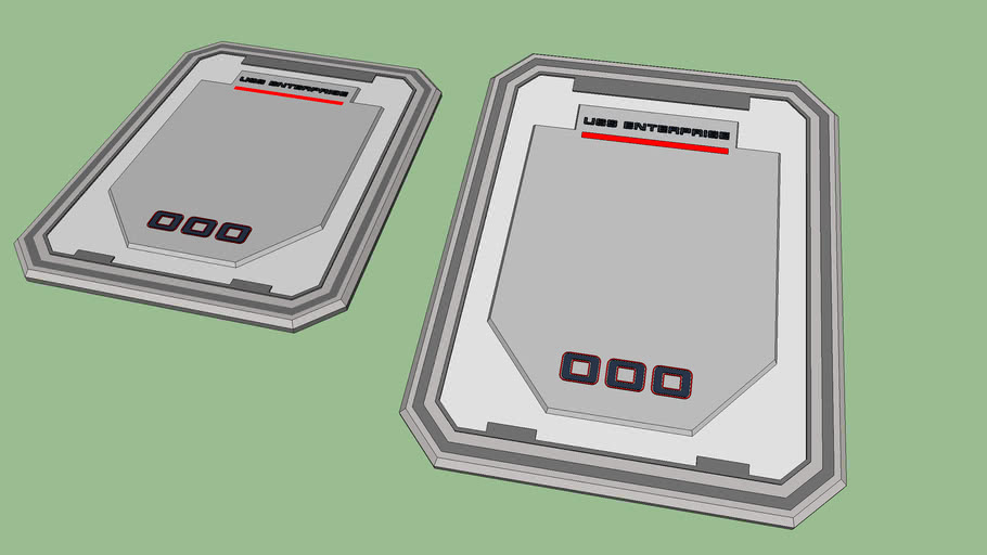 Lifeboat Ejection Hatches USS ENTERPRISE D | 3D Warehouse