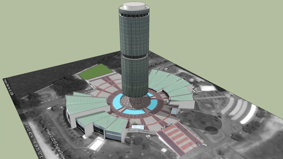 Tun Mustapha Tower, Kota Kinabalu | 3D Warehouse