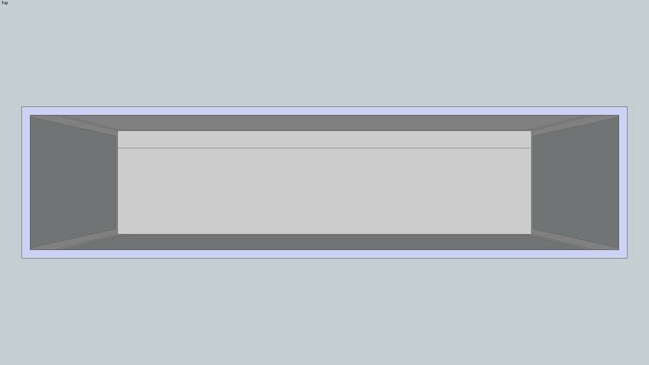 6' Glass Square Showcase | 3D Warehouse
