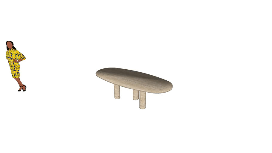 Oval Table | 3D Warehouse