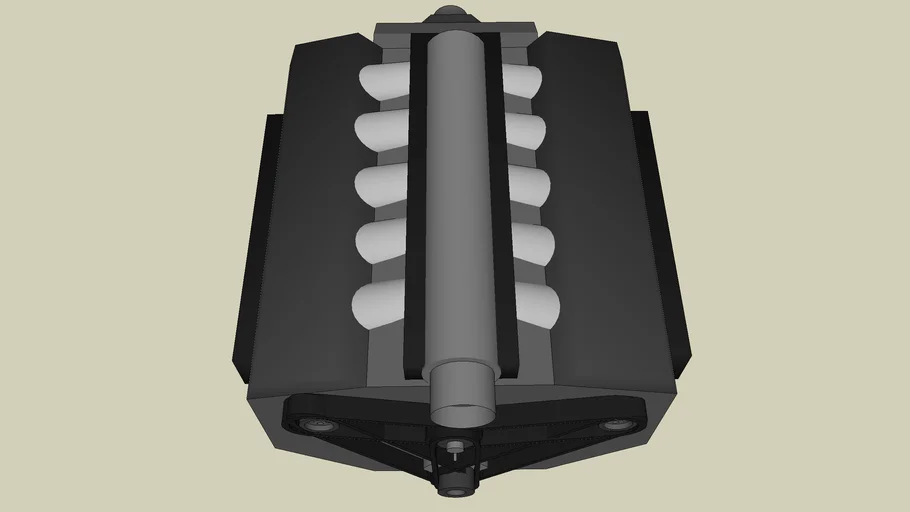 V10 Engine Block | 3D Warehouse