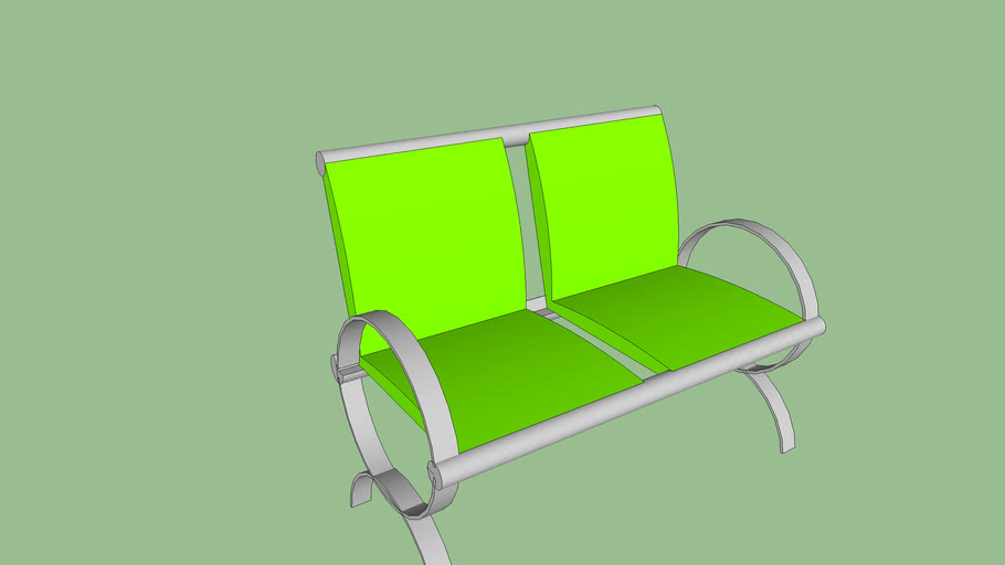 waiting bench | 3D Warehouse