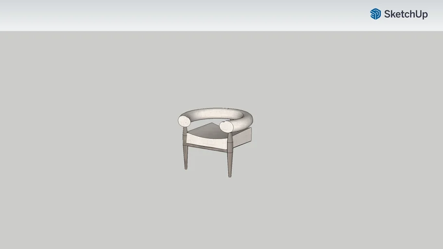 Bernhardt Petra Ring Chair | 3D Warehouse