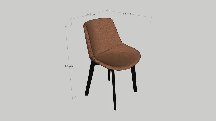 MDF FLOW LEATHER Chair | 3D Warehouse