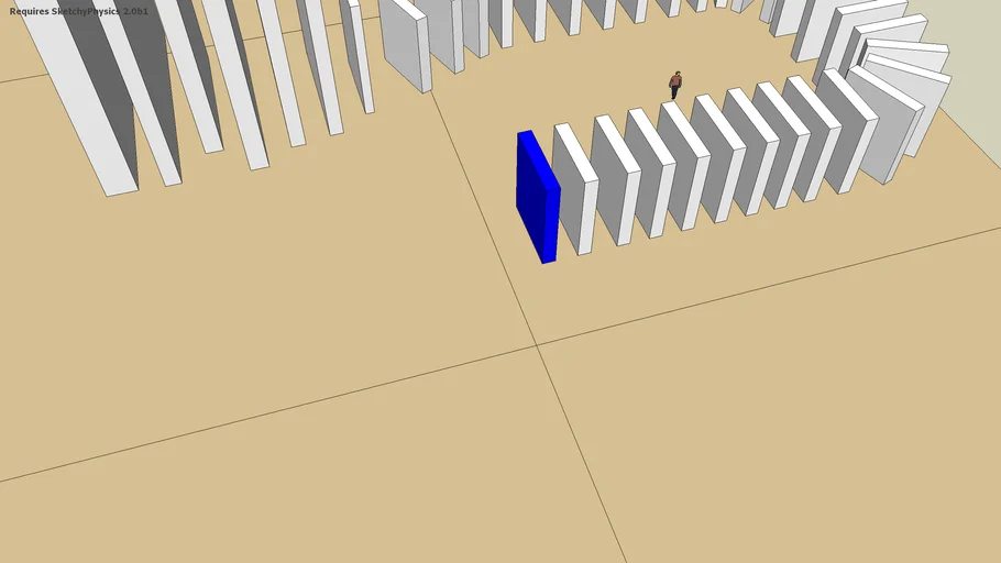 Domino Chain | 3D Warehouse