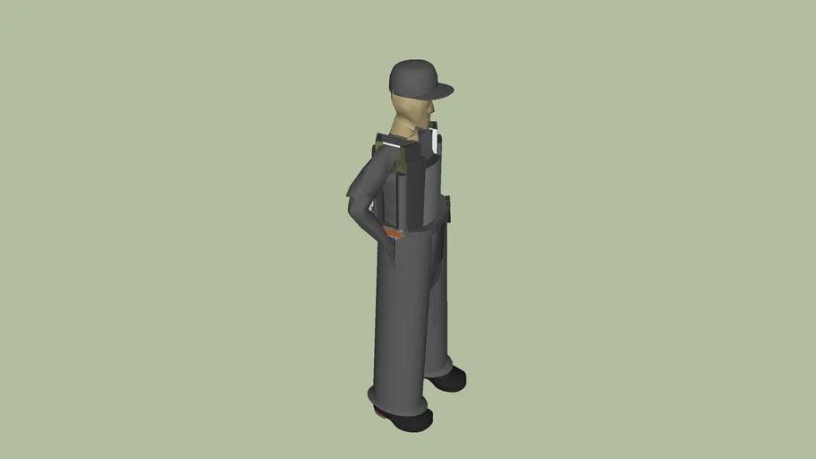 Low poly swat police person | 3D Warehouse