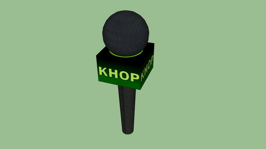 Reporter Microphone | 3D Warehouse