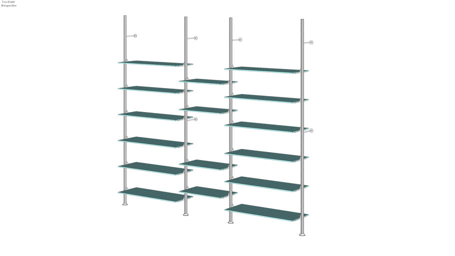 Palo Base Unit - 2 Sections | 3D Warehouse