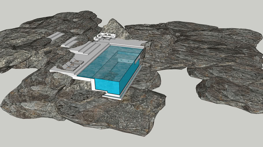 PISCINA SOBRE ROCA - ROCK POOL | 3D Warehouse