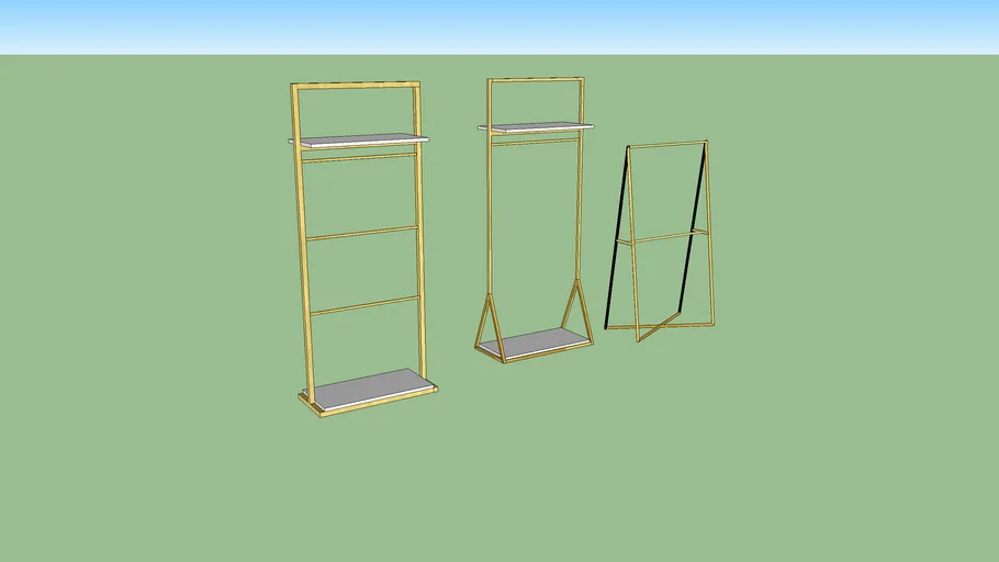 tall Dress Racks | 3D Warehouse