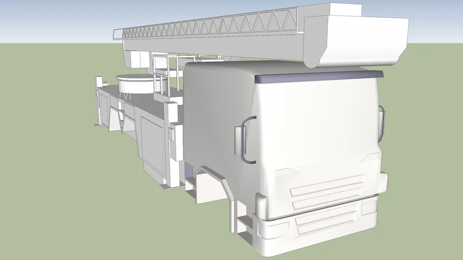 Hong Kong aerial ladder rear | 3D Warehouse