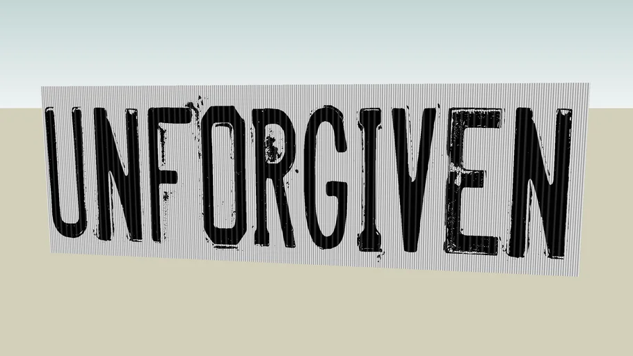 unforgiven logo | 3D Warehouse