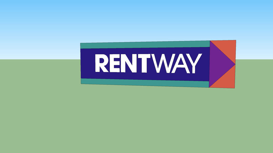 The RentWay Sign! | 3D Warehouse