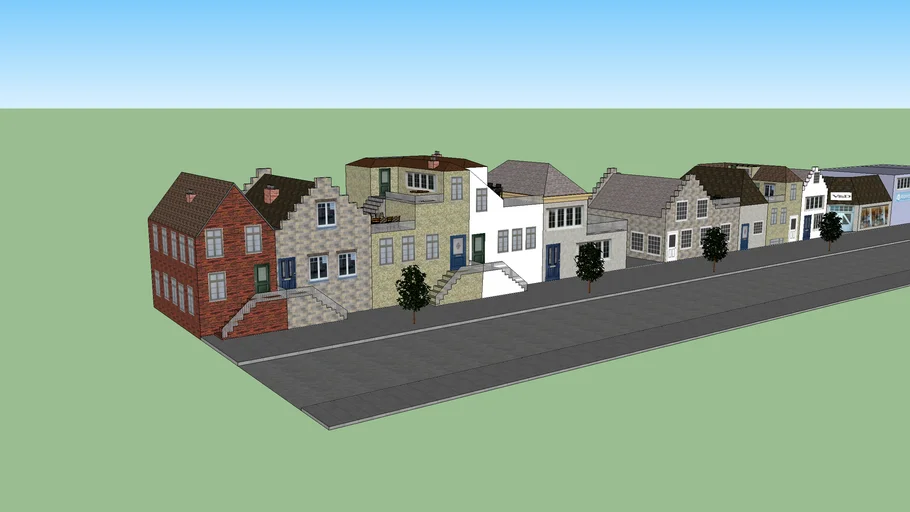 huizen | 3D Warehouse