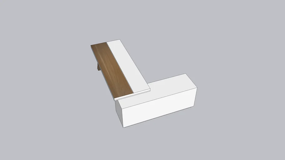 Meja Direktur | 3D Warehouse