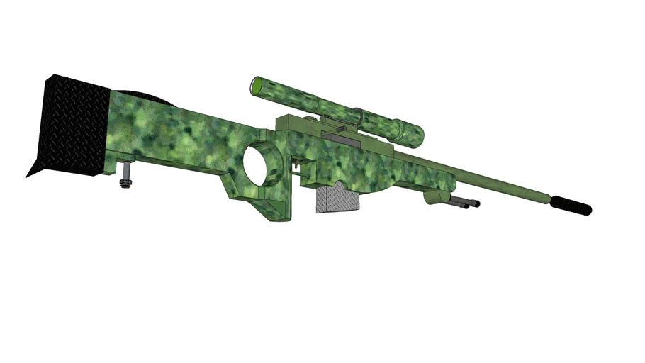 Camouflage Sniper Rifle | 3D Warehouse